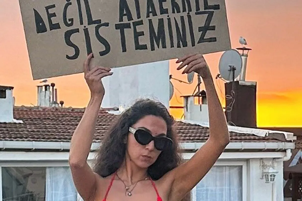 Naked Girl Protest Model Vows To Continue Women’s Rights Campaign In Turkey